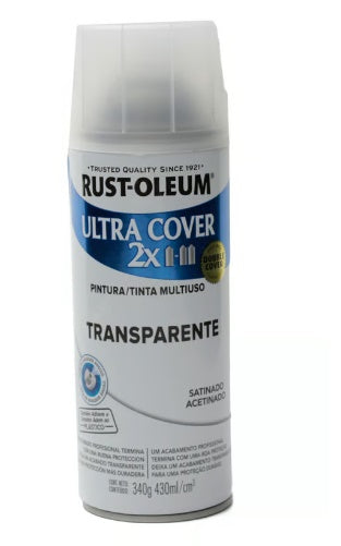 Aerosol Rust Oleum Ultra Cover 2x - Laca Transparente Satinado ...